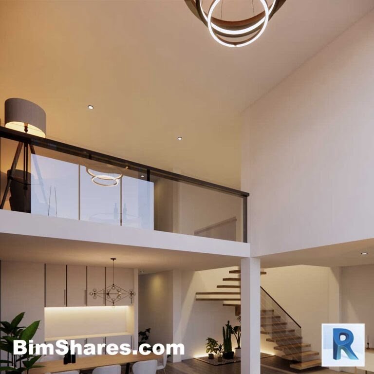 Ceiling lamp revit - Lampara colgante revit | Bimshares