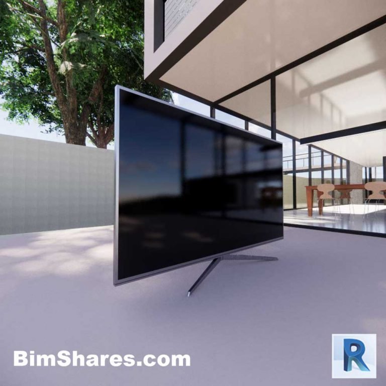 Tv samsumg scalable revit - Televisor escalable revit | Bimshares