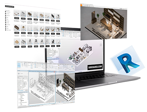 Floor lamp living 5 revit - Lampara de piso revit - bimshares